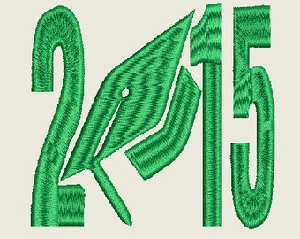 Digitized Class of 2015 Instant Download Machine Embroidery Quote 5X7 ...