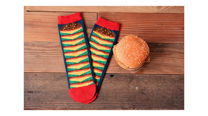 Fast Food Collection – Hamburger / French Fries Sock * Spring / Summer ...