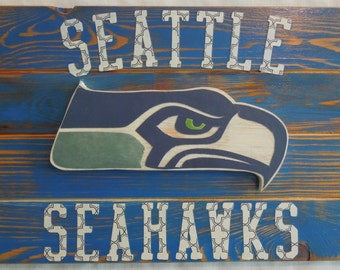 Wooden seahawk | Etsy