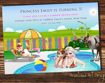 Frozen pool party | Etsy