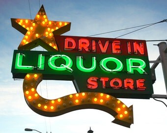 Liquor store sign | Etsy