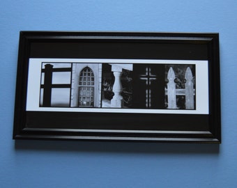 Faith Inspirational Print with Frame - Gift for Pastor, Alphabet Art