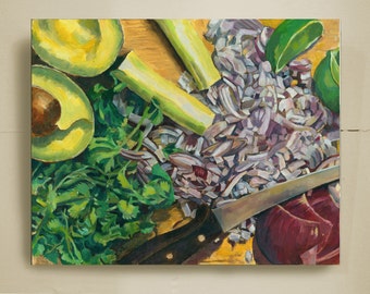 Avocado wall art | Etsy