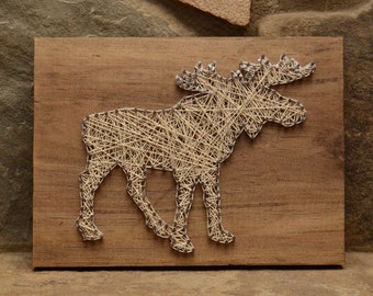 Mountain string art | Etsy