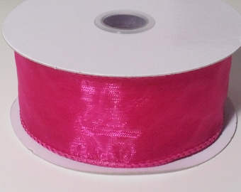 Hot pink ribbon | Etsy