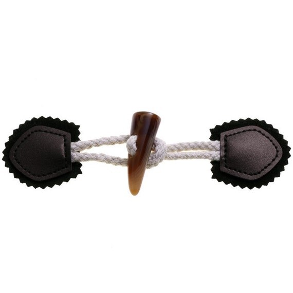 6 Leather Toggle Closure 2 Colors Available 201034