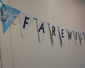 Popular items for farewell banner on Etsy