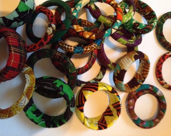 Popular items for Fabric Bangles on Etsy
