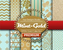 Popular items for gold scrapbook paper on Etsy