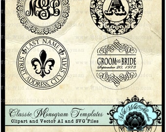 Popular items for svg monogram on Etsy