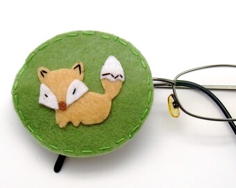 Handmade fun lazy eye patch, felt eye patch, fabric eye patch, Non ...
