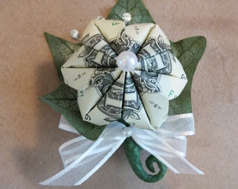 Popular items for money corsage on Etsy