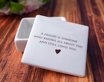 Unique friendship box related items | Etsy