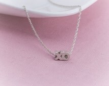 Unique xo necklace related items | Etsy