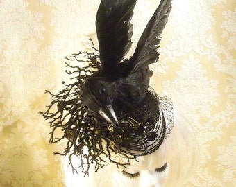 Popular items for crow hat on Etsy