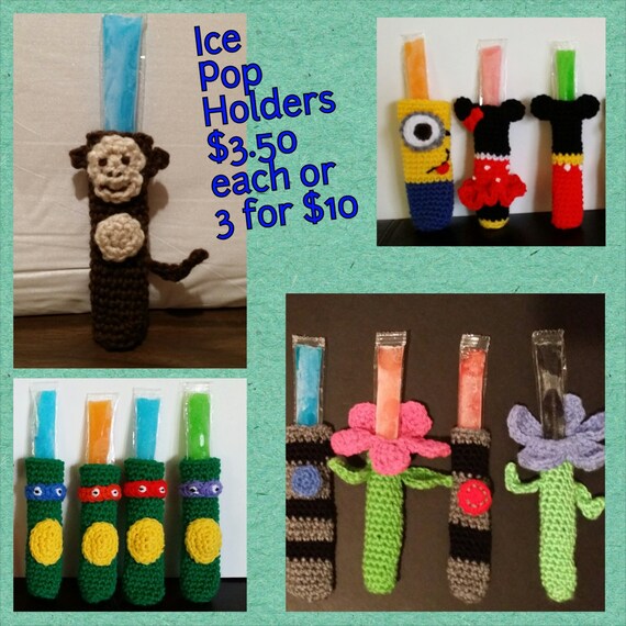 Items similar to Ice Pop Holders - variety of styles!! on Etsy