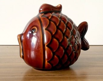 Popular items for pottery fish on Etsy
