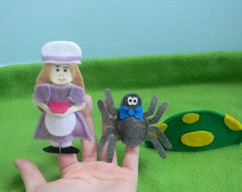 Itsy Bitsy/Eensy Weensy Spider Finger Puppet Play Set