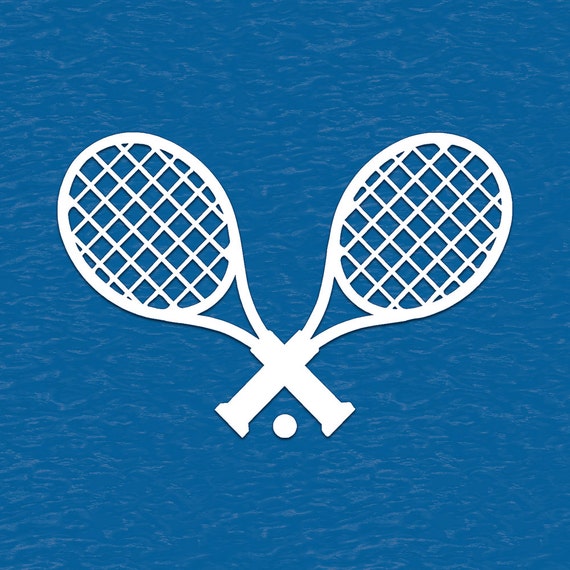 Tennis Rackets Vinyl Decal Sticker Sports by BaysideStickers