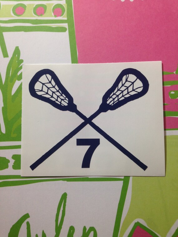 Lacrosse Stick Decal