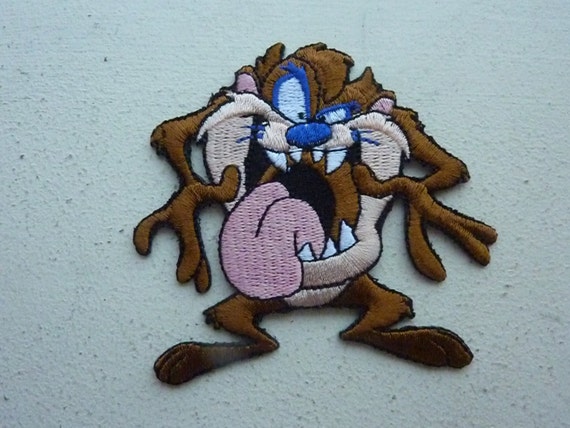 Tasmanian Devil Taz Looney Tunes Iron On Embroidered Patch
