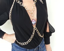 Popular items for sexy body chain on Etsy