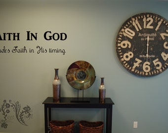 Faith wall decal | Etsy