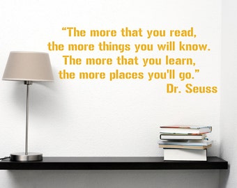 CUSTOM wood sign The more that your read the more things you