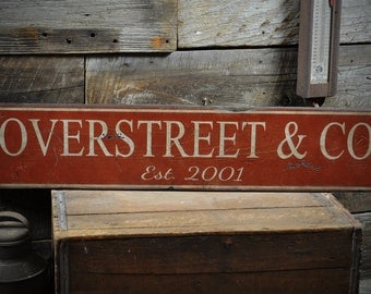 Custom Buttermilk 5 Cents Sign Primitive Rustic Hand Made