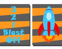 Popular items for space nursery decor on Etsy