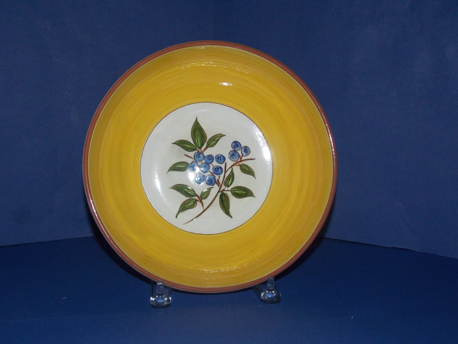 Stangl Blueberry Pattern Serving Bowl – Haute Juice