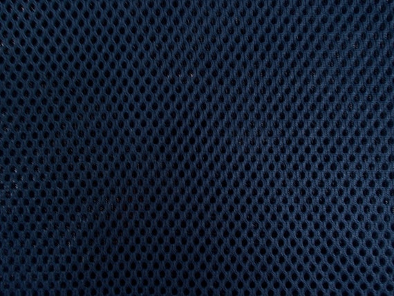 60 Wide Padded Mesh Fabric NAVY BLUE Auto Upholstery