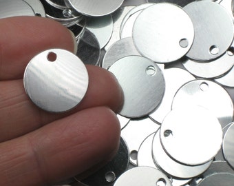 3/8 Inch Sterling Silver Discs Metal Stamping Blanks Smooth
