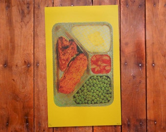 Items similar to REtro Tv dinner - Downloadable PDF Cross Stitch ...