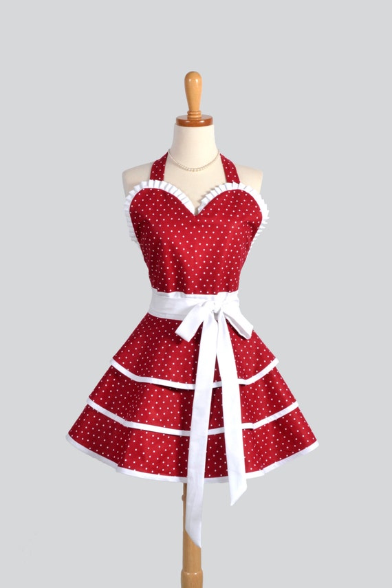 Sexy Retro Pin Up Apron : Handmade Cute and Sexy by CreativeChics