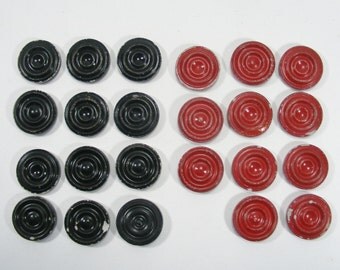 Popular items for vintage checkers set on Etsy