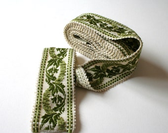 Green fabric trim | Etsy