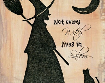 Unique salem witch hat related items | Etsy