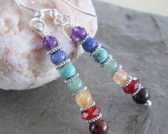 Popular items for chakra earrings on Etsy