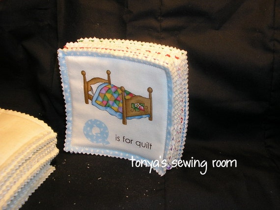 Fabric ABC Flash Cards