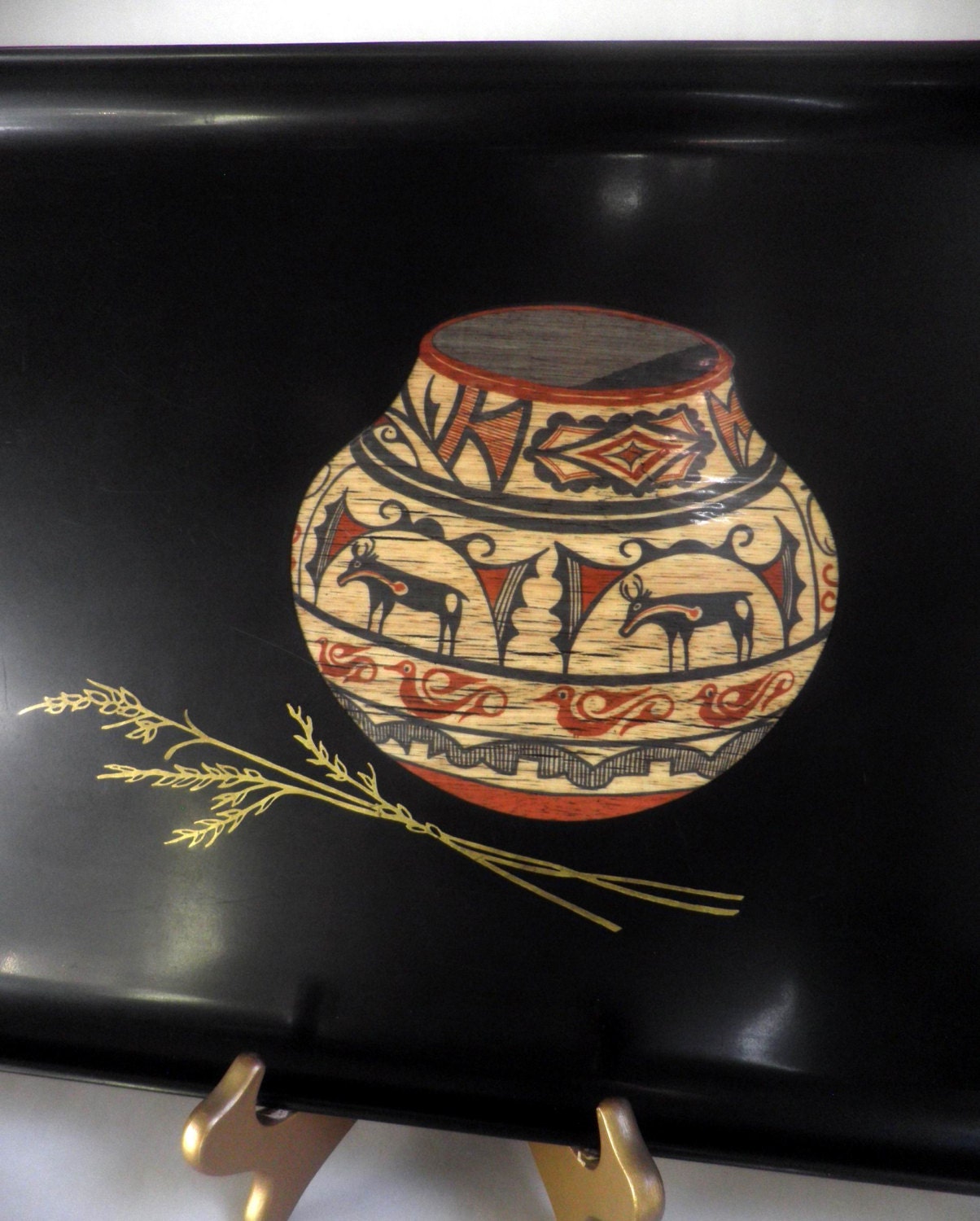 RARE vintage COUROC Tray, Indian Pottery design – Haute Juice