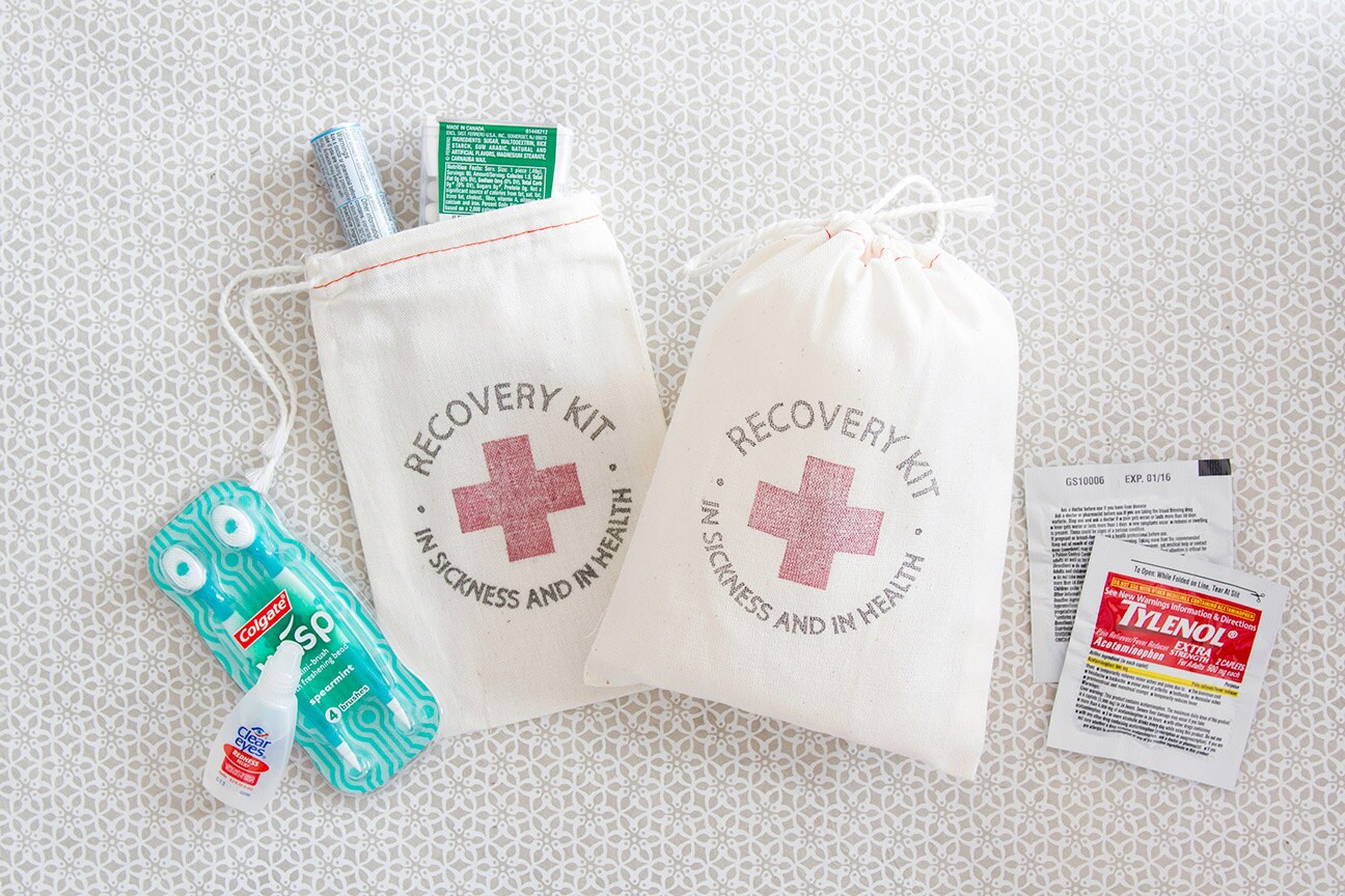 Recovery Kit Bachelorette Party Favor Hangover By Becollective