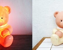 Popular items for teddy bear lamp on Etsy