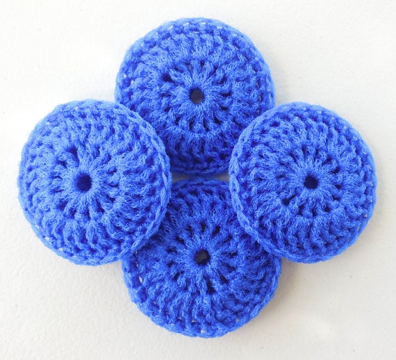 Nylon Netting Dish Scrubbies Set of 2 through 8 by ArtistBeeBee