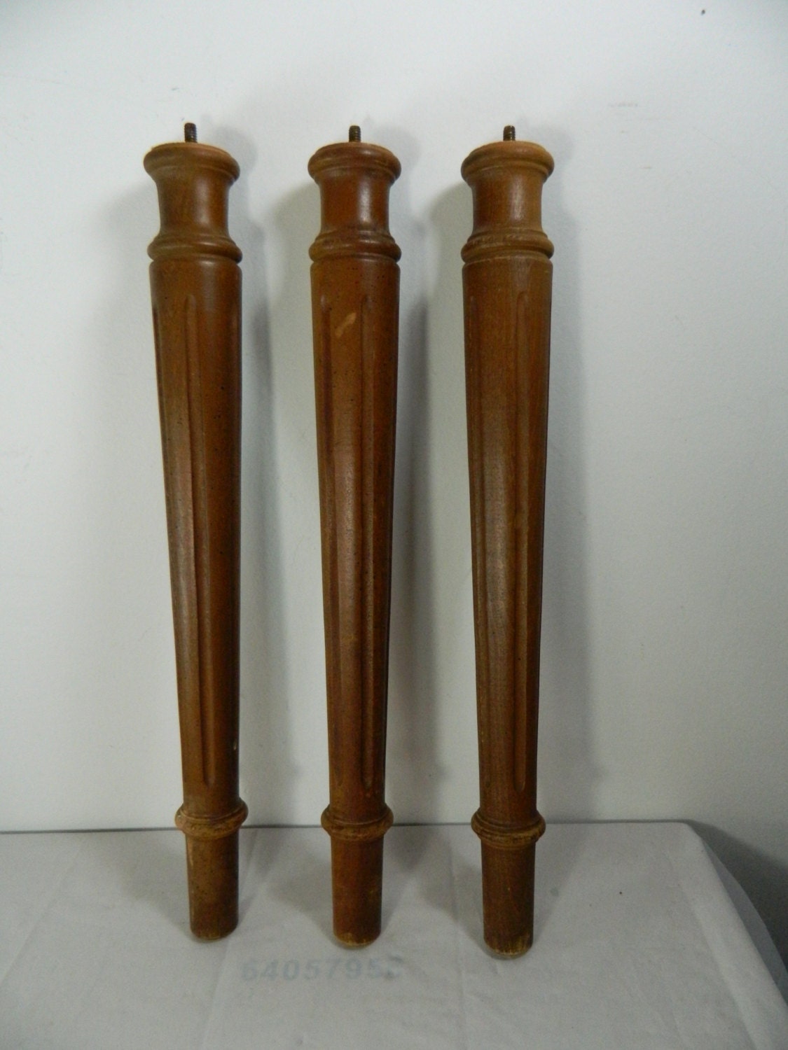 Vintage Furniture Legs Set of 3 Small Table Legs Architectural Salvage ...