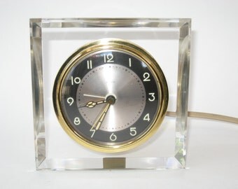 Popular items for lucite clock on Etsy
