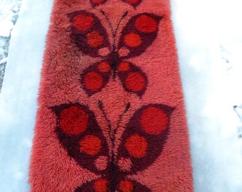 good shape long vintage 1960s 1970s mod mid century pop art BUTTERFLIES ...