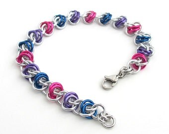 Bisexual bracelet | Etsy