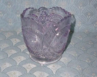 Popular items for purple pressed glass on Etsy