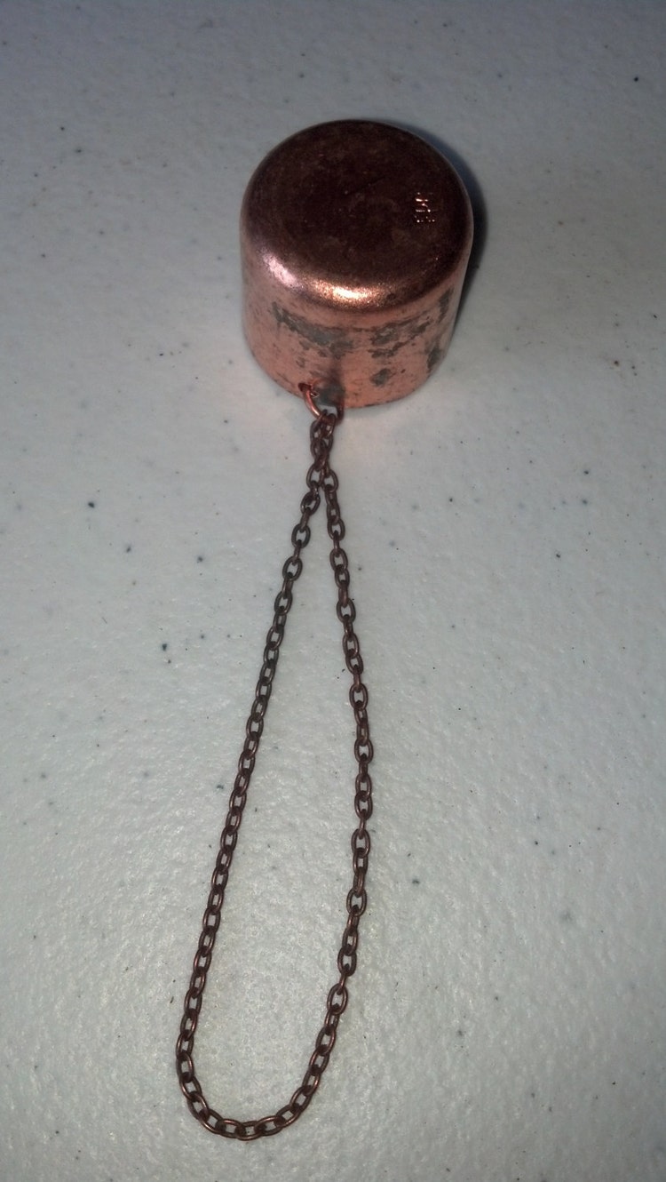 Copper Tiki Torch Cap Snuffer 4 caps by HarvestMoonShoppes on Etsy
